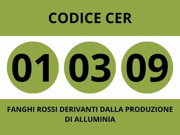 Codice CER 010309: Fanghi Rossi